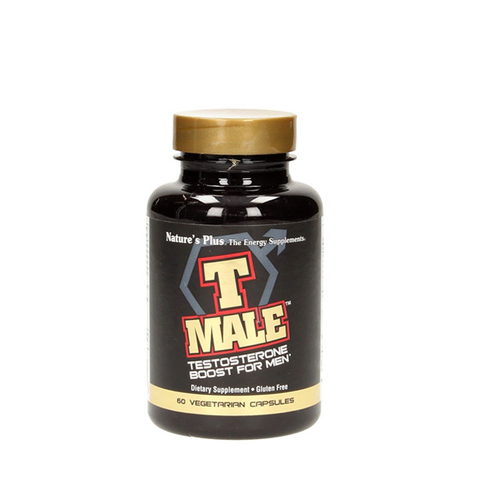 НЕЙЧЪРС ПЛЮС ТЕСТОСТЕРОН СЪПОРТ T-MALE капсули 60 броя / NATURES PLUS T ...