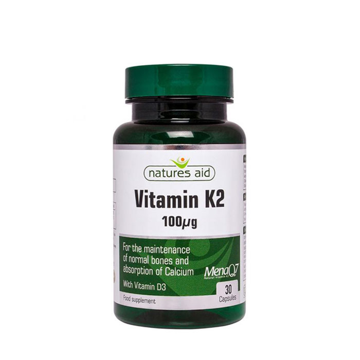 ВИТАМИН К2 капсули 30 броя / NATURES AID VITAMIN K2 | Drugstore BG