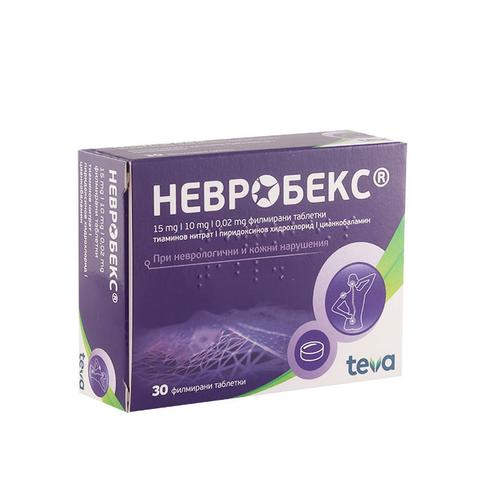 НЕВРОБЕКС таблетки 30 броя / NEUROBEX tablets x 30 | Drugstore BG