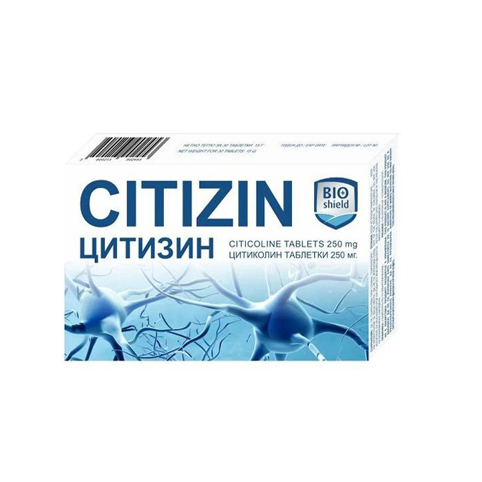 ЦИТИЗИН таблетки 250 мг. 30 броя / BIOSHELD CITIZIN | Drugstore BG