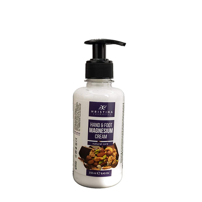 КРЕМ ЗА РЪЦЕ И КРАКА МАГНЕЗИЙ 250 мл / HRISTINA HAND & FOOT MAGNESIUM ...