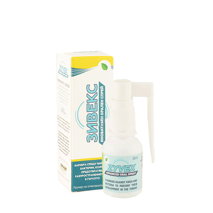 ЗИВЕКС ИНОВАТИВЕН ОРАЛЕН СПРЕЙ 30 мл. / CRAB SINERGY ZYVEX ADVANCED ORAL SPRAY | Drugstore BG