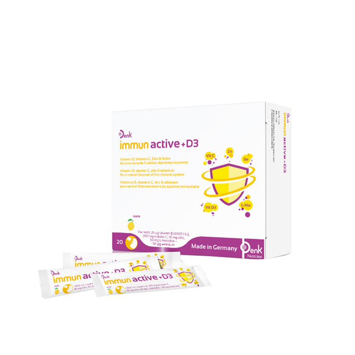 ИМУН АКТИВ + D3 ДЕНК саше 20 броя / DENK NUTRITION IMMUN ACTIVE + D3 ...