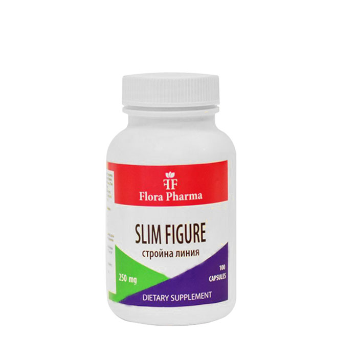 ФЛОРА ФАРМА СТРОЙНА ЛИНИЯ капсули 250 мг. 100 броя / FLORA PHARMA SLIM ...