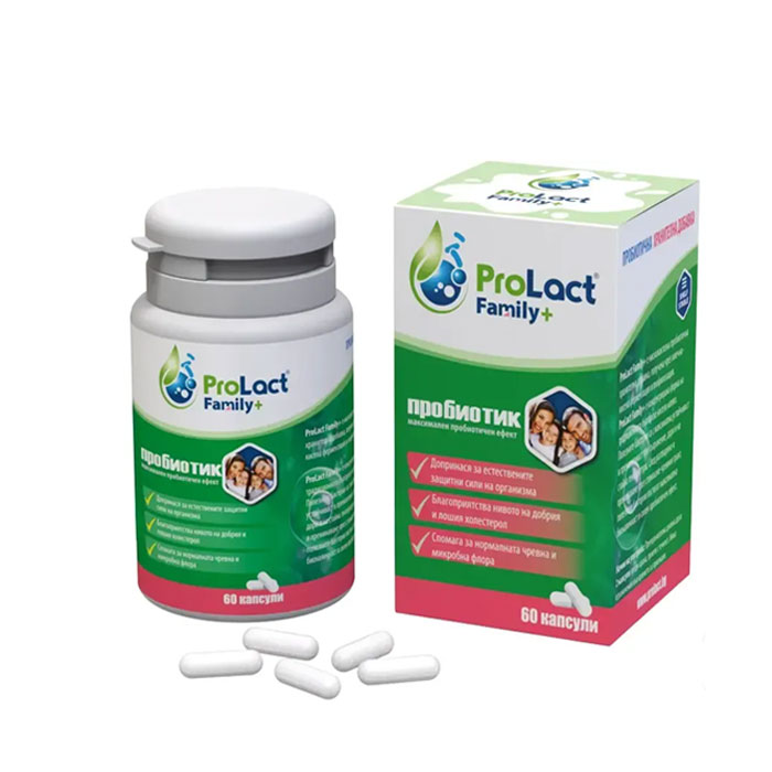 ПРОЛАКТ ФЕМИЛИ+ капсули 60 броя / PROLACT FAMILY+ | Drugstore BG