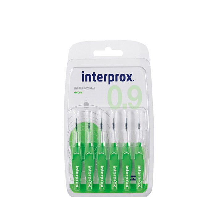 ИНТЕРДЕНТАЛНА ЧЕТКА ЗА ЗЪБИ ИНТЕРПРОКС МИКРО 0.9 мм. 6 броя / DENTAID ...