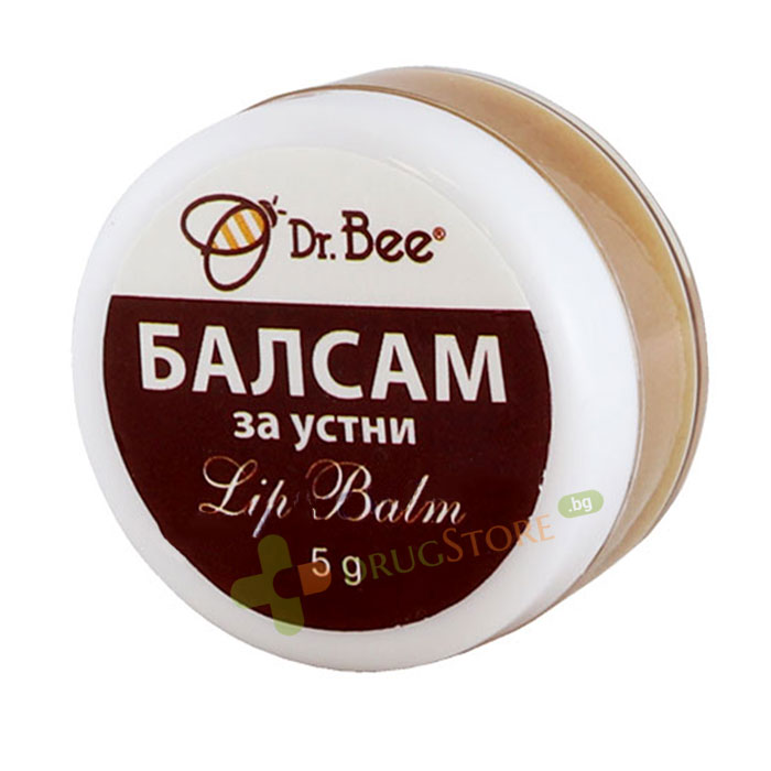 БАЛСАМ ЗА УСТНИ DR. BEE 5 г / PHARMADENT BIO LIP BALM DR. BEE ...
