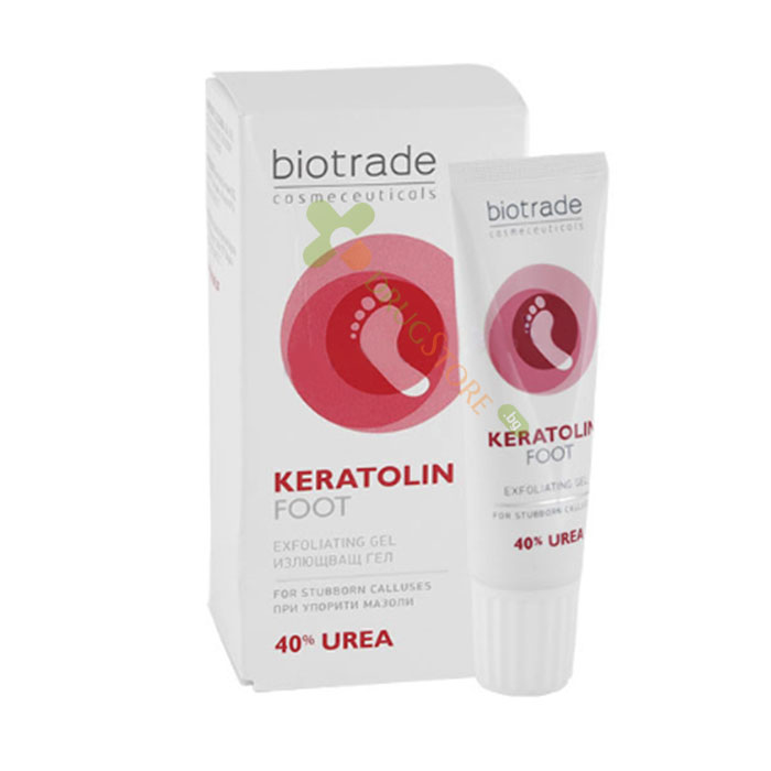 БИОТРЕЙД КЕРАТОЛИН ГЕЛ ЗА КРАКА ЗА УДЕБЕЛЕНА КОЖА И НОКТИ С 40% урея 15 ...