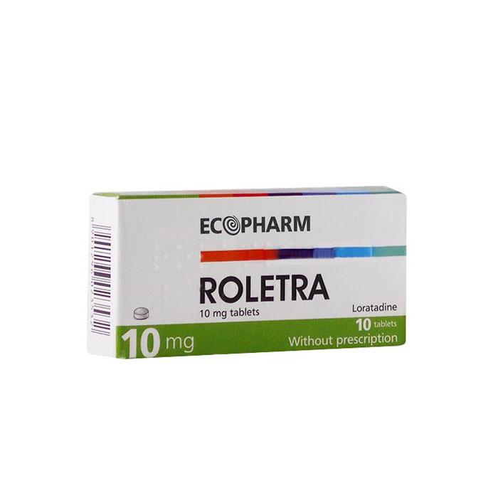 РОЛЕТРА таблетки 10 мг. 10 броя / ECOPHARM GROUP ROLETRA | Drugstore BG