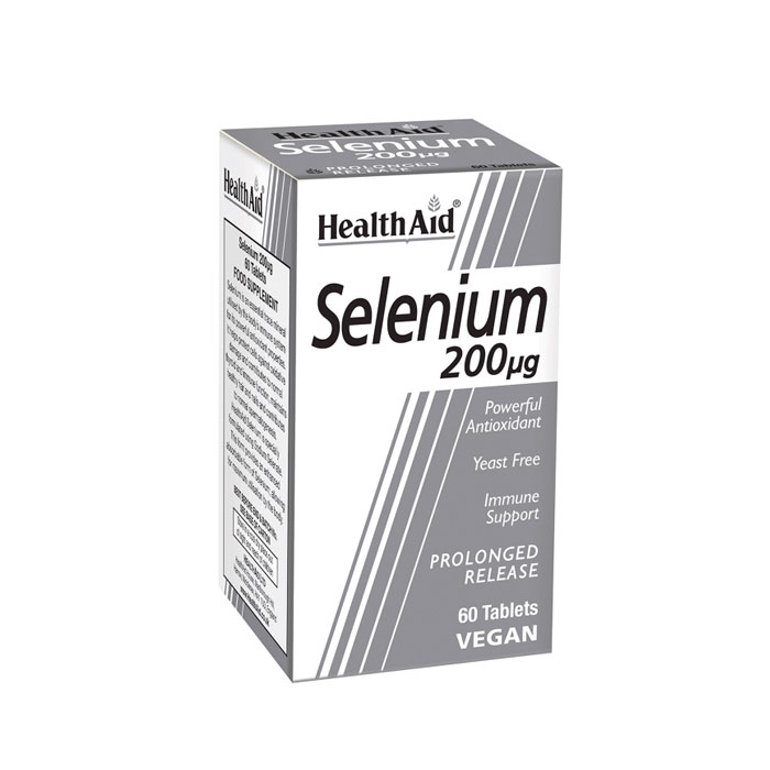 СЕЛЕН С УДЪЛЖЕНО ОСВОБОЖДАВАНЕ таблетки 60 броя / HEALTH AID SELENIUM ...
