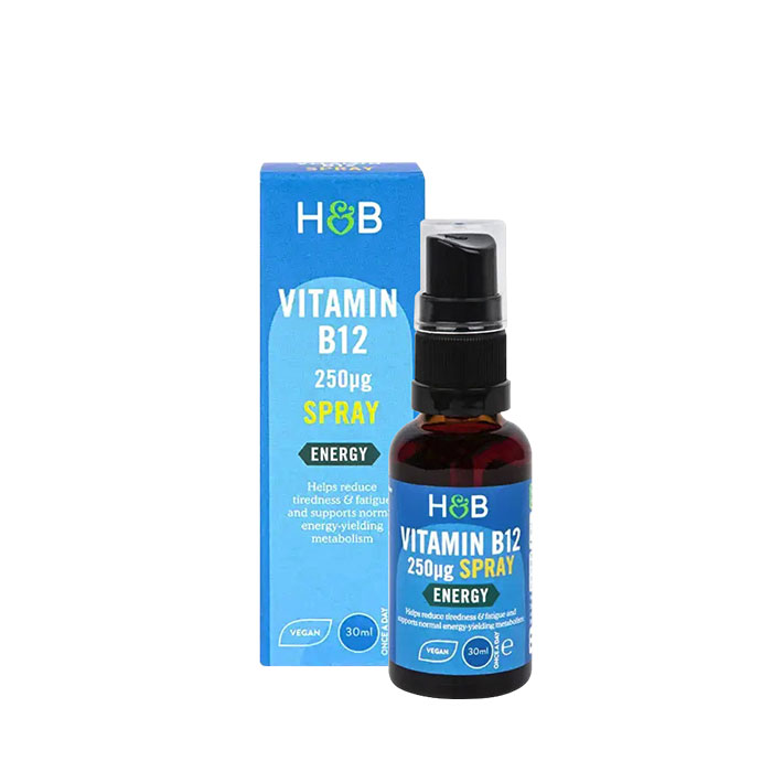 ВИТАМИН B12 спрей 250 мкг 30 мл / HOLLAND & BARRETT VITAMIN B12 spray ...