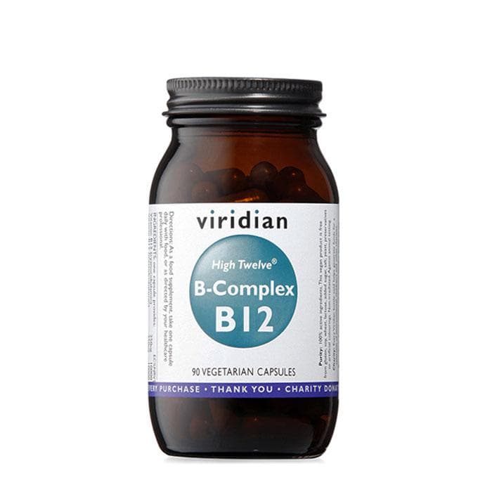 ВИТАМИН Б КОМПЛЕКС С Б12 капсули 90 броя / VIRIDIAN VITAMIN B COMPLEX ...