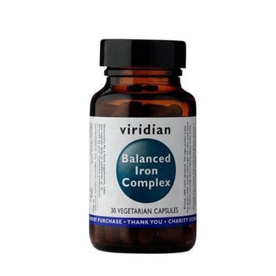 ЖЕЛЯЗО КОМПЛЕКС капсули 30 броя / VIRIDIAN BALANCED IRON COMPLEX ...