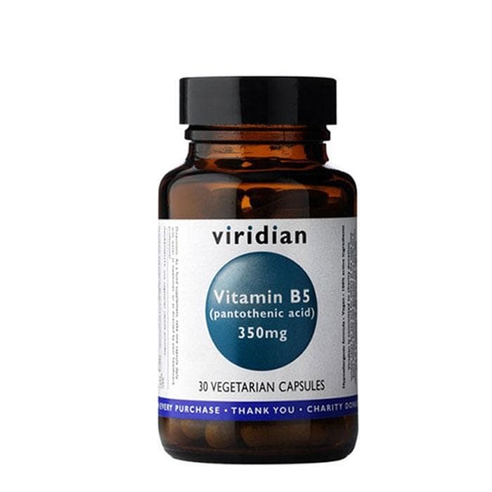 ВИТАМИН Б5 капсули 350 мг. 30 броя / VIRIDIAN VITAMIN B5 | Drugstore BG