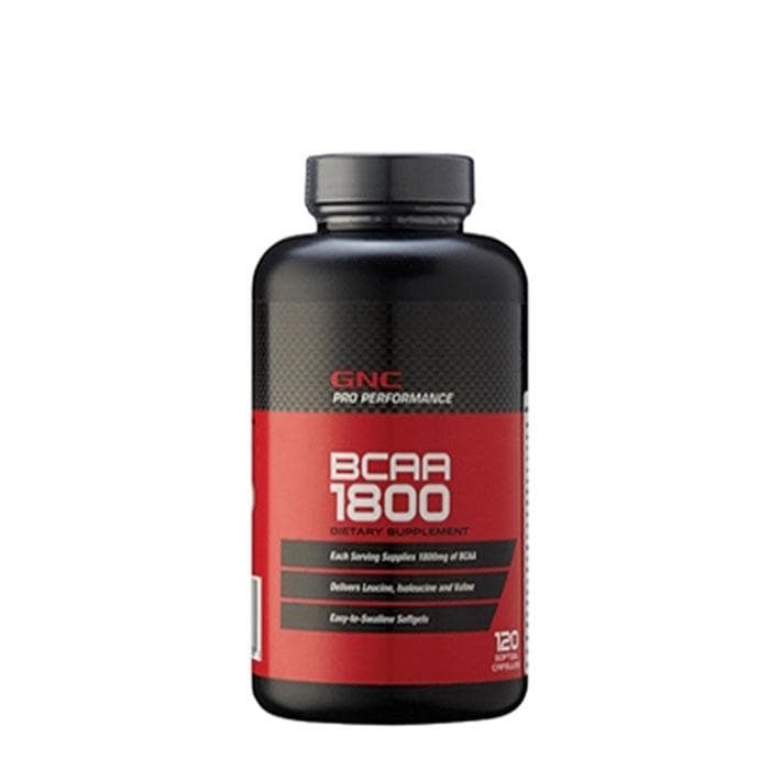 АМИНОКИСЕЛИНИ BCAA капсули 1800 мг. 120 броя / GNC PRO PERFOMANCE BCAA ...