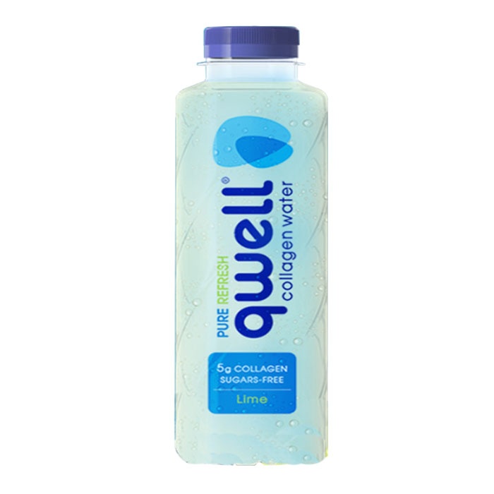 ВОДА С КОЛАГЕН QWELL PURE REFRESH ЛАЙМ 475 мл. / QWELL COLLAGEN WATER ...