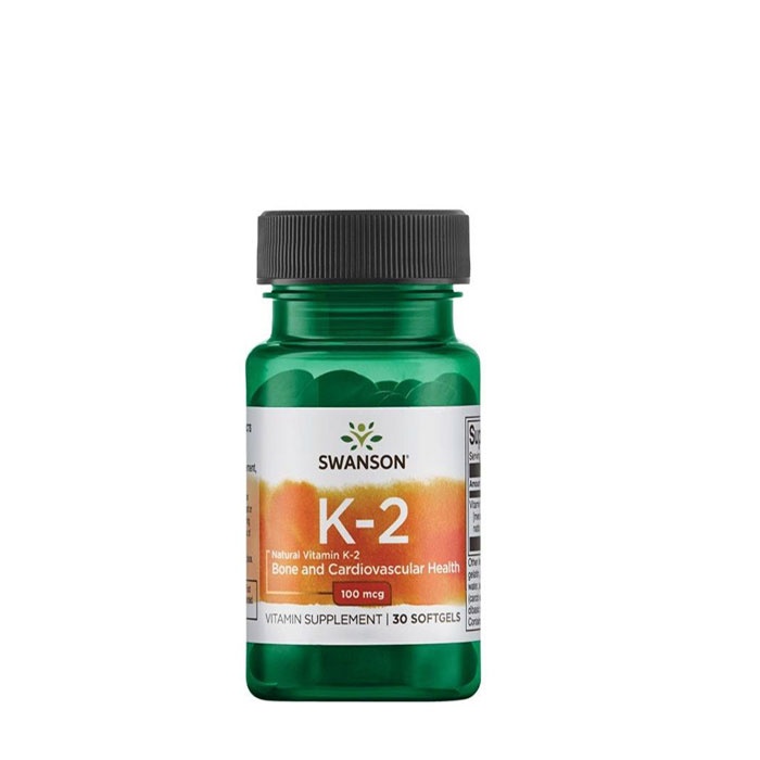 СУОНСЪН ВИСОКОЕФЕКТИВЕН НАТУРАЛЕН ВИТАМИН К2 капсули 100 мкг. 30 броя ...