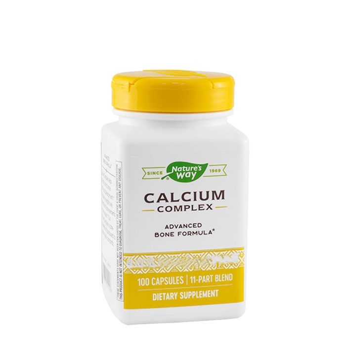 КАЛЦИЕВ КОМПЛЕКС капсули 500 мг. 100 броя / NATURE'S WAY CALCIUM ...