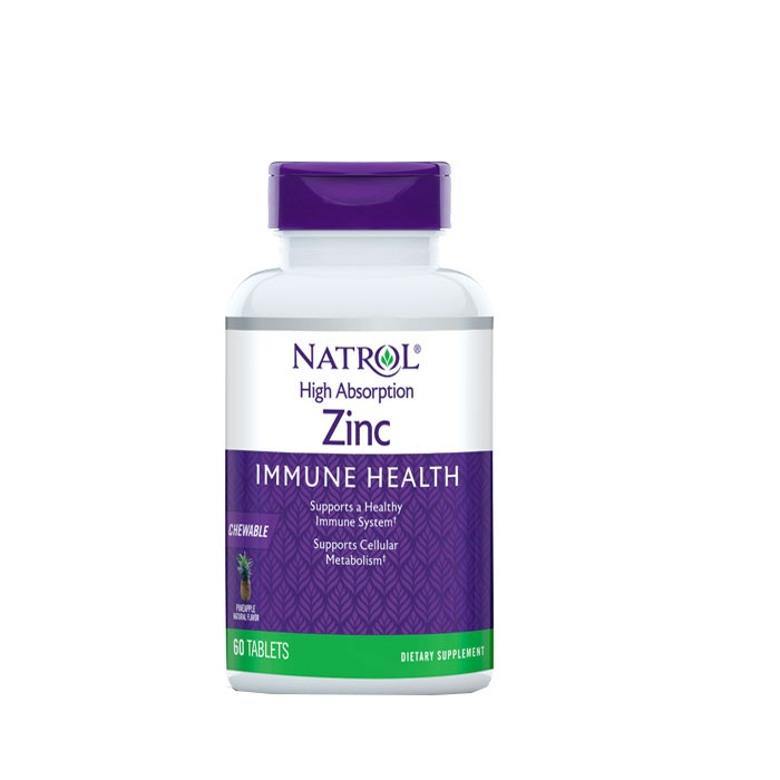 НАТРОЛ ЦИНК дъвчащи таблетки 60 броя / NATROL ZINC | Drugstore BG