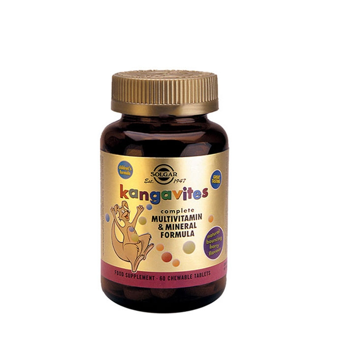 СОЛГАР МУЛТИВИТАМИНИ ЗА ДЕЦА дъвчащи таблетки 60 броя / SOLGAR ...