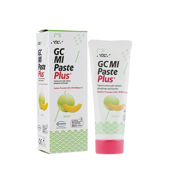 ДЕНТАЛЕН РЕМИНЕРАЛИЗИРАЩ КРЕМ С ВКУС НА ПЪПЕШ 35 мл. / GC MI PASTE PLUS ...