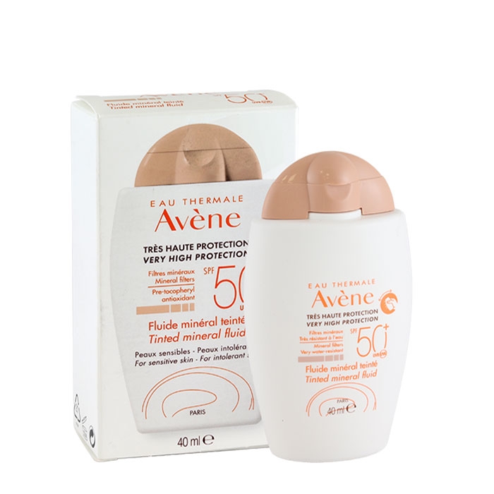 АВЕН СЛЪНЦЕЗАЩИТЕН ТОНИРАЩ МИНЕРАЛЕН ФЛУИД Spf 50 50 мл Avene Sun Care Tinting Mineral