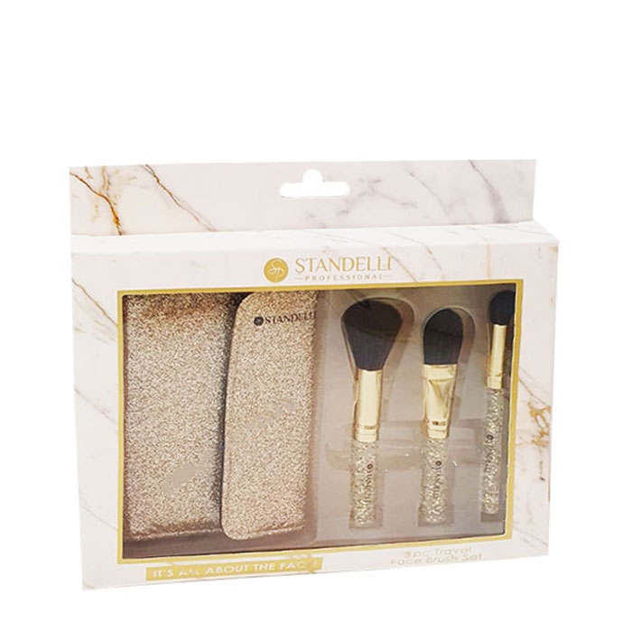 КОМПЛЕКТ ЧЕТКИ ЗА ГРИМ 4 ЧАСТИ 780382 / STANDELLI MAKE-UP BRUSH SET 4 PIECES | Drugstore BG