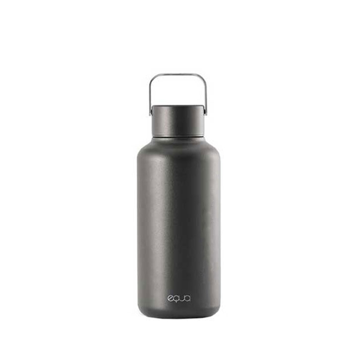 МЕТАЛНА БУТИЛКА EQUA ТАЙМЛЕС ЧЕРНА 600 мл. / EQUA METAL BOTTLE TIMELESS ...
