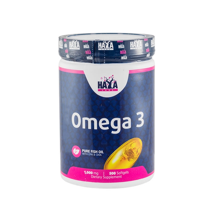 ХАЯ ЛАБС ОМЕГА 3 драже 1000 мг. 500 броя / HAYA LABS OMEGA 3 | Drugstore BG