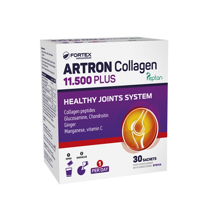 АРТРОН КОЛАГЕН 11500 ПЛЮС саше 30 броя Fortex Artron Collagen 11500