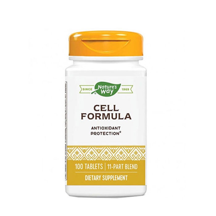 АНТИОКСИДАНТНА ФОРМУЛА таблетки 100 броя / NATURES WAY CELL FORMULA ...