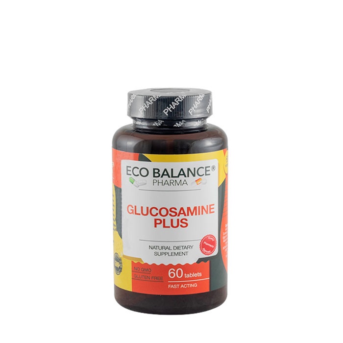 ГЛЮКОЗАМИН ПЛЮС ЕКО БАЛАНС таблетки 60 броя / ECO BALANCE PHARMA ...