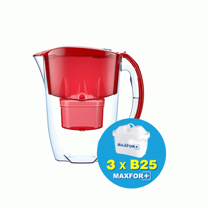 АКВАФОР КОМПЛЕКТ ФИЛТРИРАЩА ЧЕРВЕНА КАНА ДЖАСПЪР + ФИЛТЪР 3 броя ...