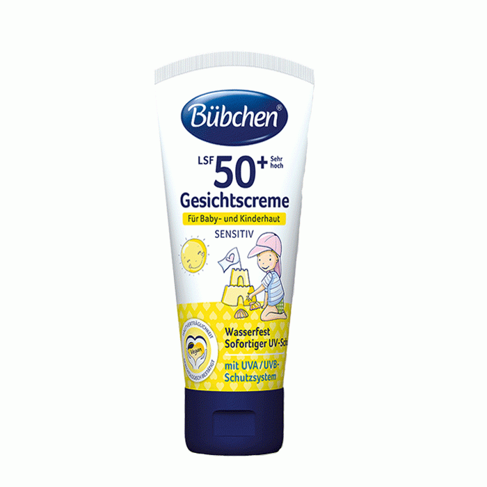 СЛЪНЦЕЗАЩИТЕН КРЕМ ЗА ЛИЦЕ БЮБХЕН БЕБЕ SPF 50+ 50 мл. / BUBCHEN BABY SUN FACE CREAM SPF 50 ...