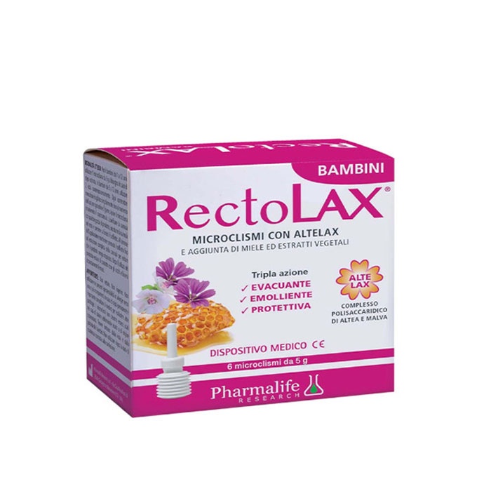 РЕКТОЛАКС микроклизма за деца 5 гр. 6 броя / NATURPHARMA RECTOLAX ...