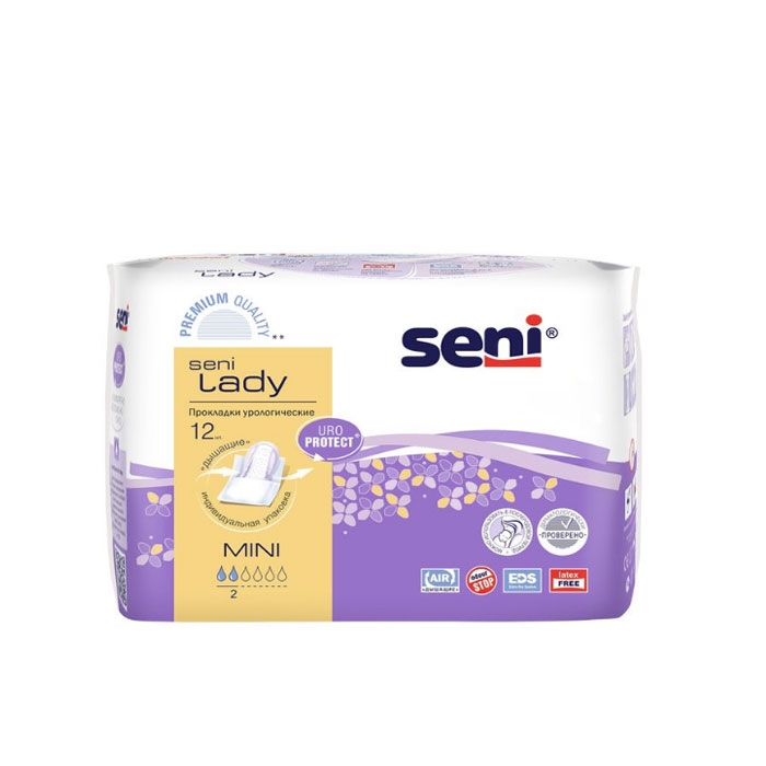 УРОЛОГИЧНИ ПРЕВРЪЗКИ СЕНИ ЛЕЙДИ МИНИ 12 броя / SENI LADY COMFORT MINI ...