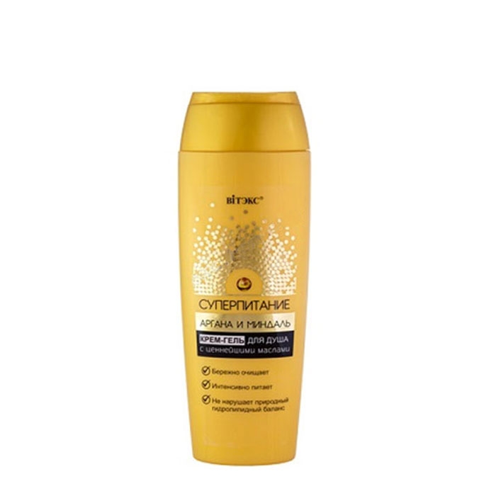 ДУШ ГЕЛ 400 мл. / BELITA VITEX ARGAN AND ALMOND SHOWER GEL | Drugstore BG