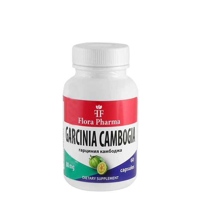 ФЛОРА ФАРМА ГАРЦИНИЯ КАМБОДЖА капсули 80 мг. 60 броя / FLORA PHARMA ...
