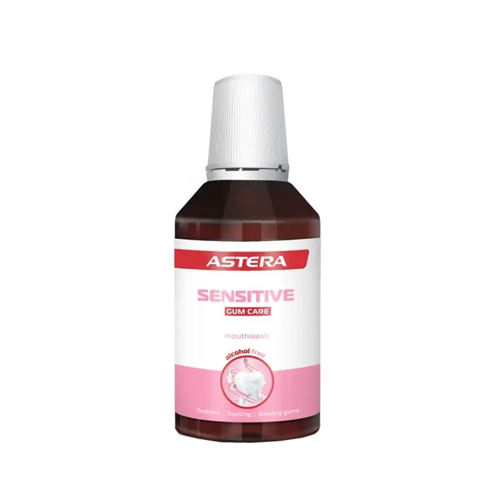 ВОДА ЗА УСТА АСТЕРА SENSITIVE ЗА ЧУВСТВИТЕЛНИ ЗЪБИ 300 мл. / AROMA ASTERA SENSITIVE MOUTHWASH ...