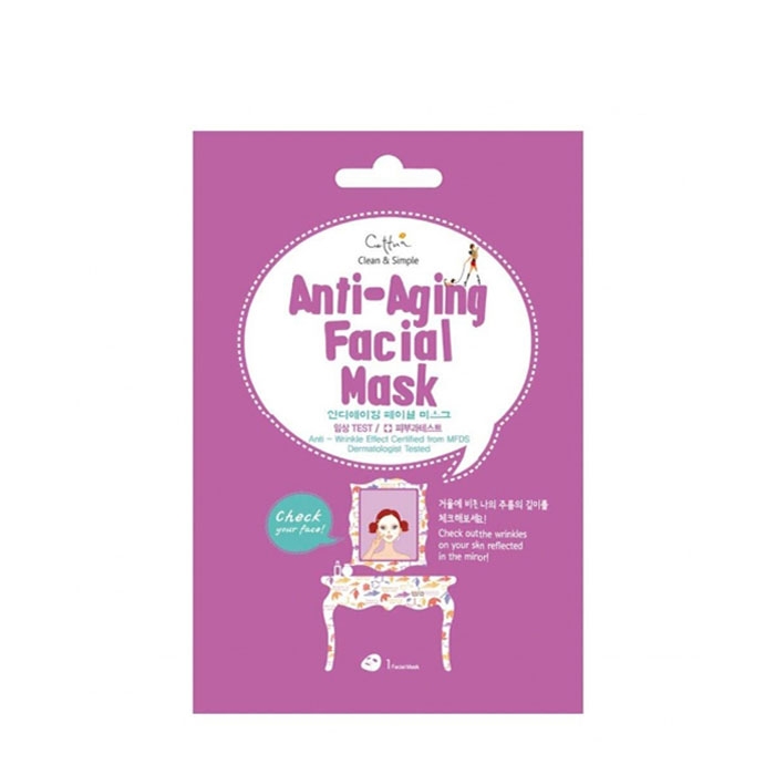 ЦЕТУА МАСКА ЗА ЛИЦЕ ПРОТИВ СТАРЕЕНЕ 1 брой / CETTUA ANTI-AGING FACIAL ...