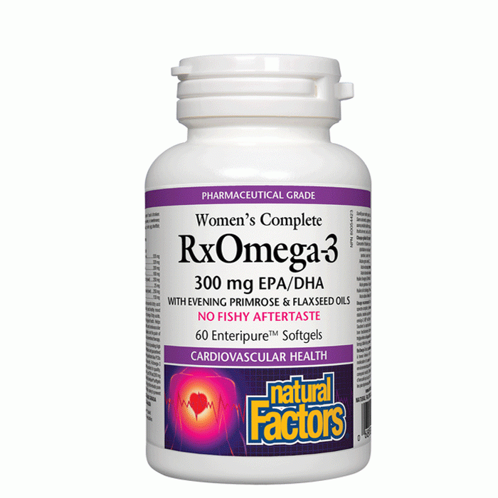 НАТУРАЛ ФАКТОРС ОМЕГА ФАКТОР ЗА ЖЕНИ капсули 1035 мг 60 броя / NATURAL ...