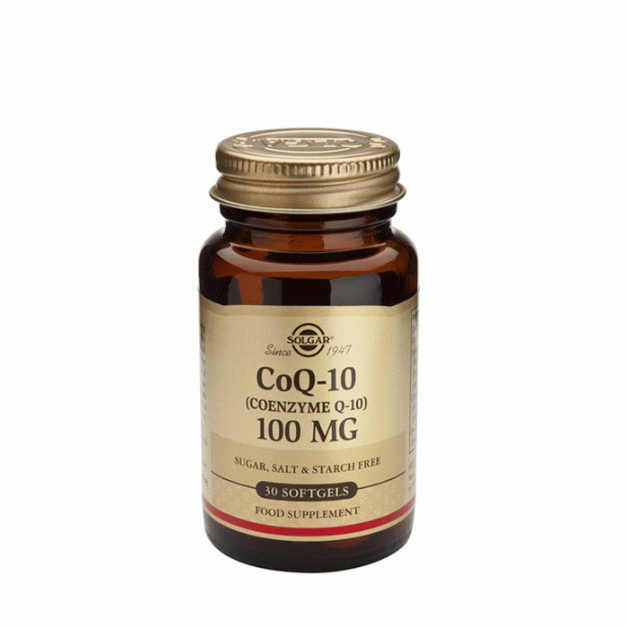 СОЛГАР КОЕНЗИМ Q10 капсула 100 мг. 30 броя / SOLGAR COENZYME Q10 ...