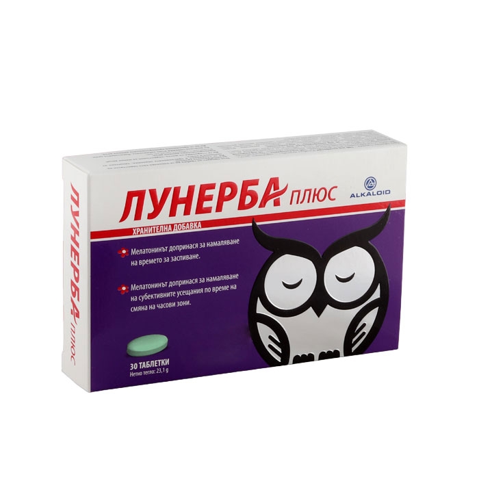 ЛУНЕРБА ПЛЮС таблетки 30 броя / ALKALOID LUNERBA PLUS | Drugstore BG