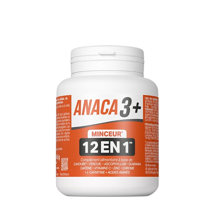 ФОРМУЛА ЗА ОПТИМАЛНО ТЕЛЕСНО ТЕГЛО 12 В 1 капсули 120 броя / ANACA 3 ...