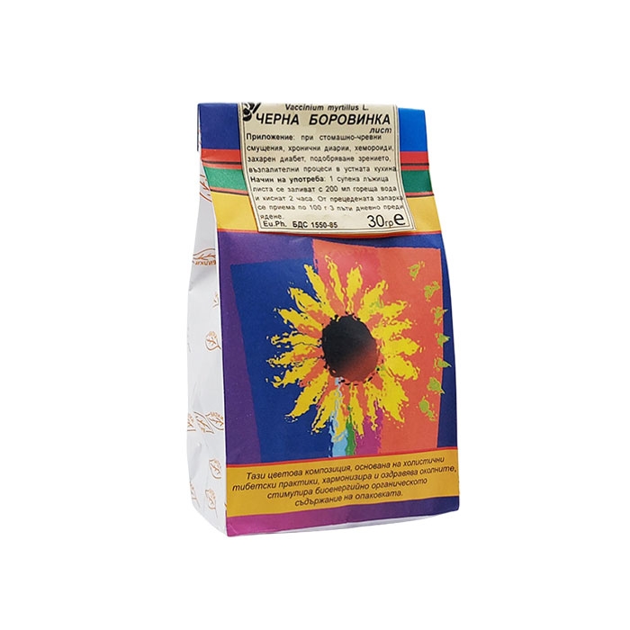 ЧЕРНА БОРОВИНКА ЛИСТ 30 г / APTEKA BILCARIA VACCINIUM MYRTILLUS L ...