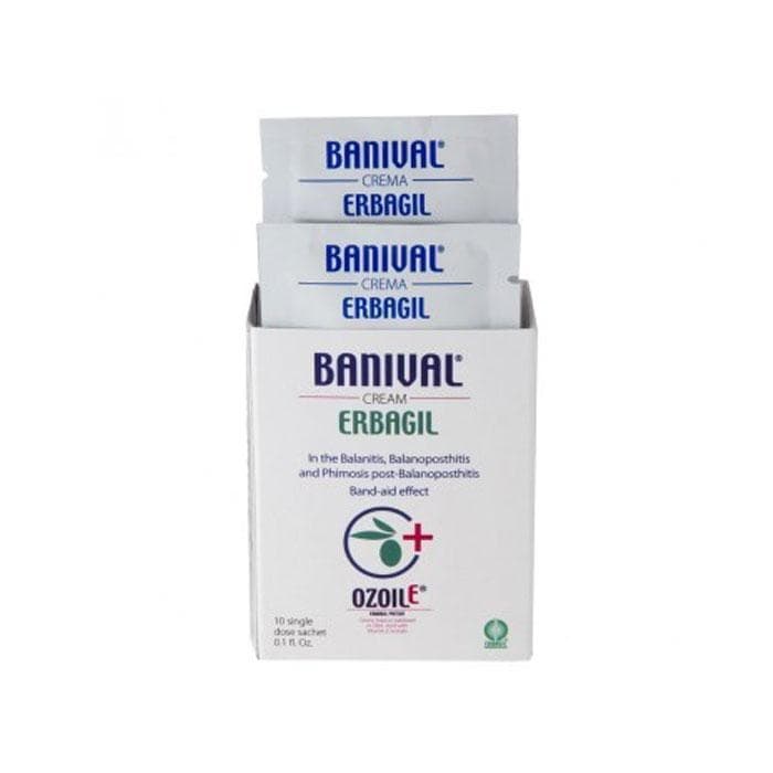 БАНИВАЛ КРЕМ саше 10 броя / ERBAGIL BANIVAL CREAM | Drugstore BG