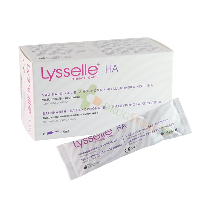 ЛИСЕЛ вагинален гел дози 5 мл 8 броя / BIESSEN PHARMA LYSSELLE HA ...