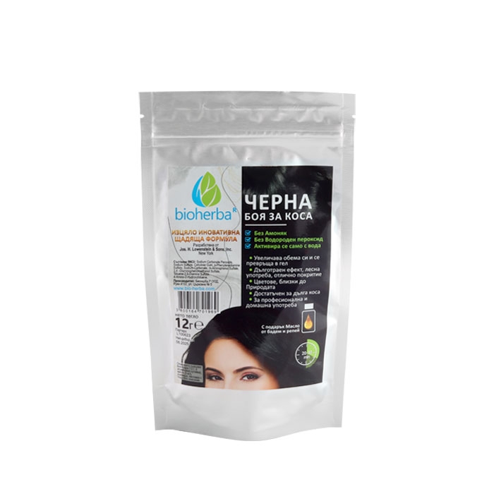 БИОХЕРБА БОЯ ЗА КОСА ЧЕРНА / BIOHERBA HAIR DYE BLACK | Drugstore BG