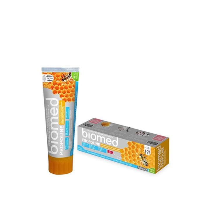 ПАСТА ЗА ЗЪБИ БИОМЕД С ПРОПОЛИС 100 гр. / BIOMED PROPOLINE TOOTHPASTE ...