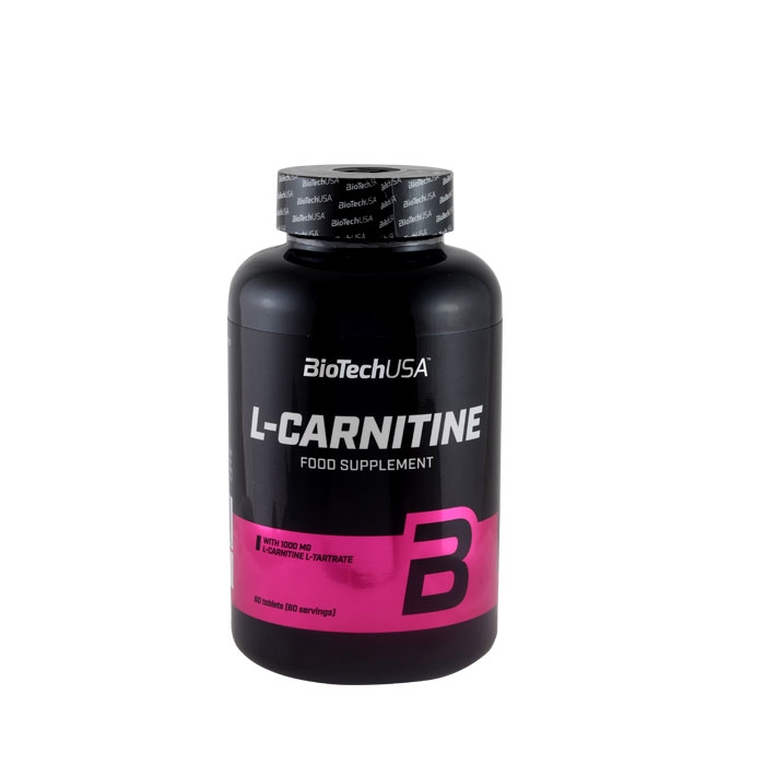 БИОТЕЧ L - КАРНИТИН таблетки 1000 мг 60 броя / BIOTECH L - CARNITINE ...